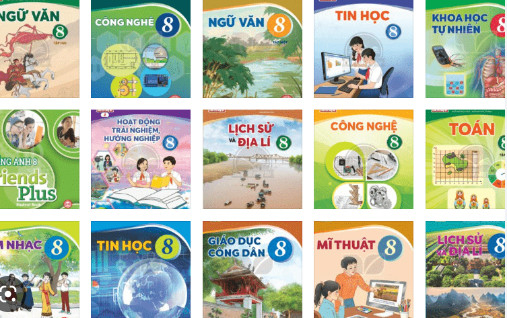 Danh mục Sách giáo khoa lớp 8 năm học 2023 - 2024 - Trường THCS & THPT ...